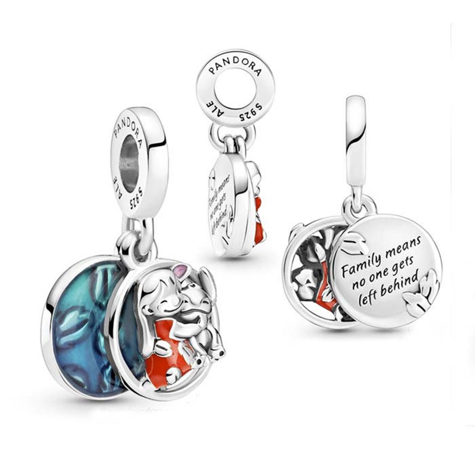 Authentic Fully Stamped PANDORA S925 Ale Disney Lilo & Stitch | Etsy