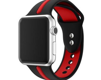 Red Line Watch Band | Etsy