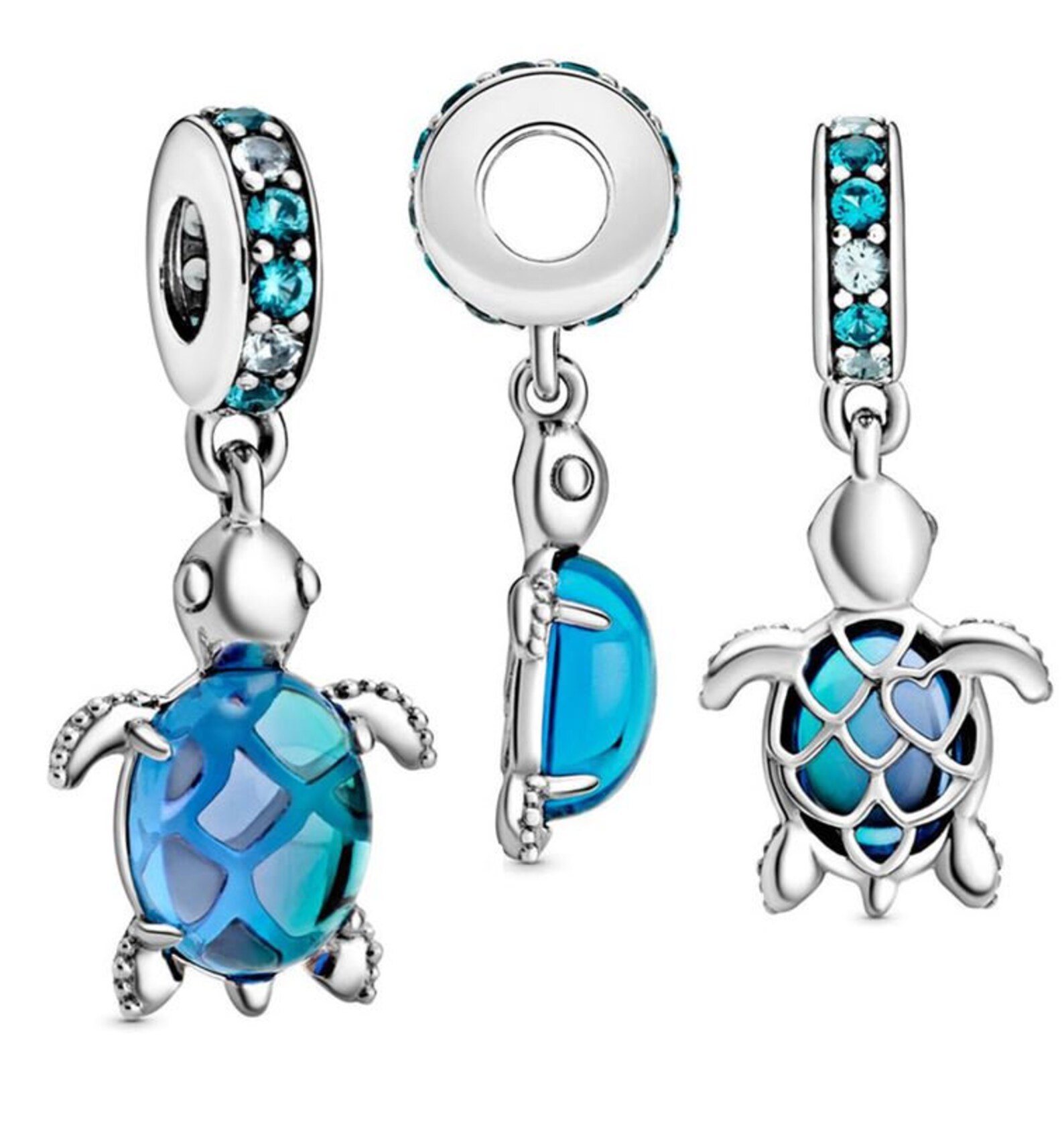 Authentic Fully Stamped PANDORA S925 Ale Murano Glass Turtle | Etsy