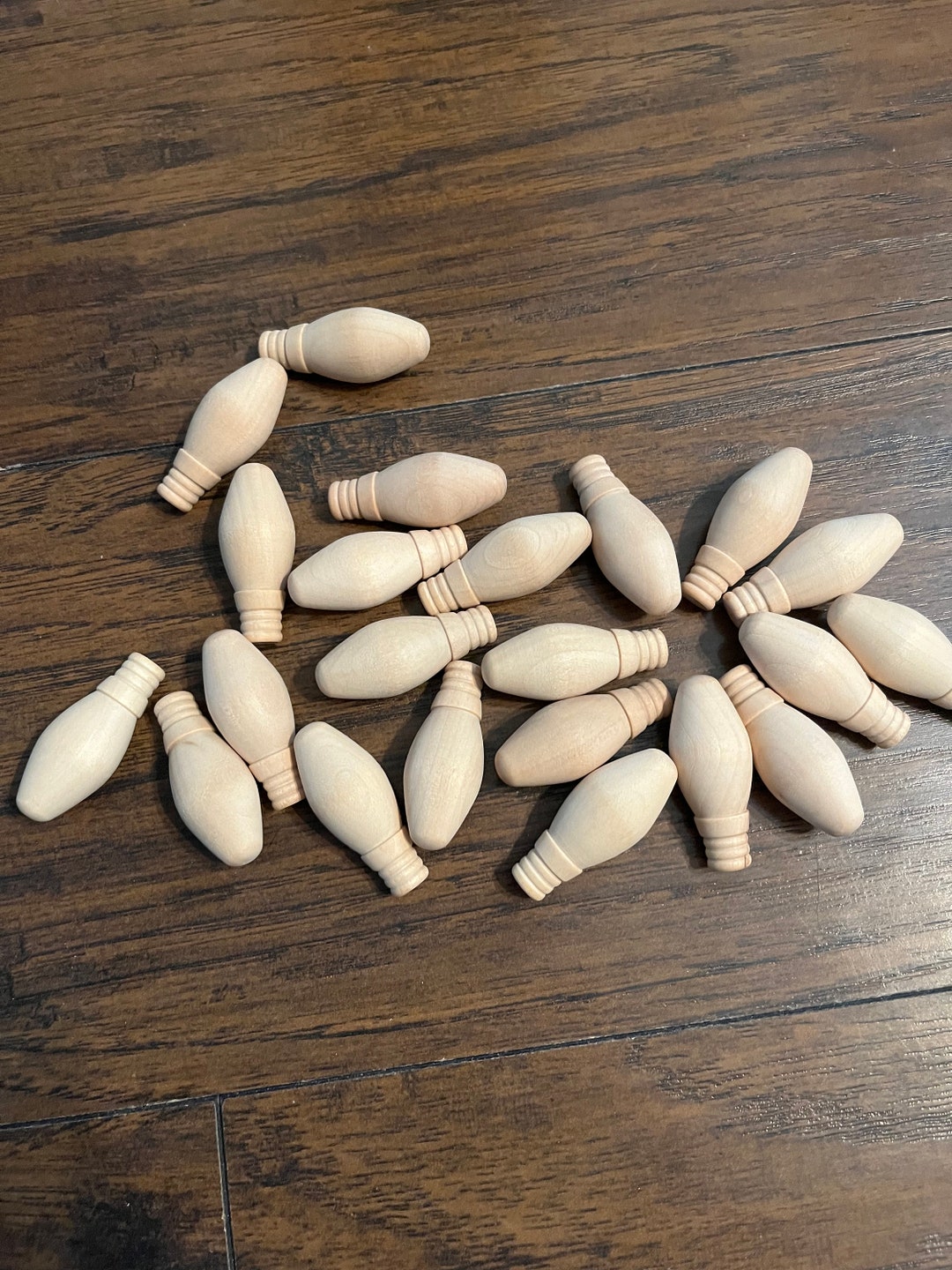 21 Wood Light Bulbs. Perfect for Crafting. - Etsy