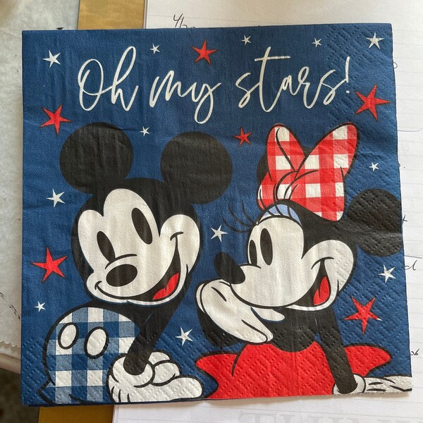 Minnie Mouse Napkin - Etsy