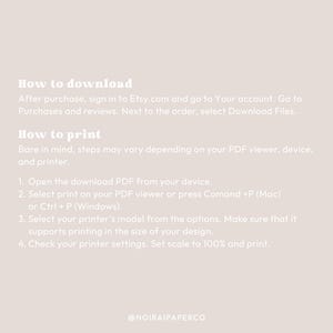 Packing Checklist V1 A5 Printable and Digital PDF Files 1 Minimalist ...