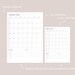 2024 Monthly Planner Printable Template V1 A4 & A5 PDF Files Minimalist ...