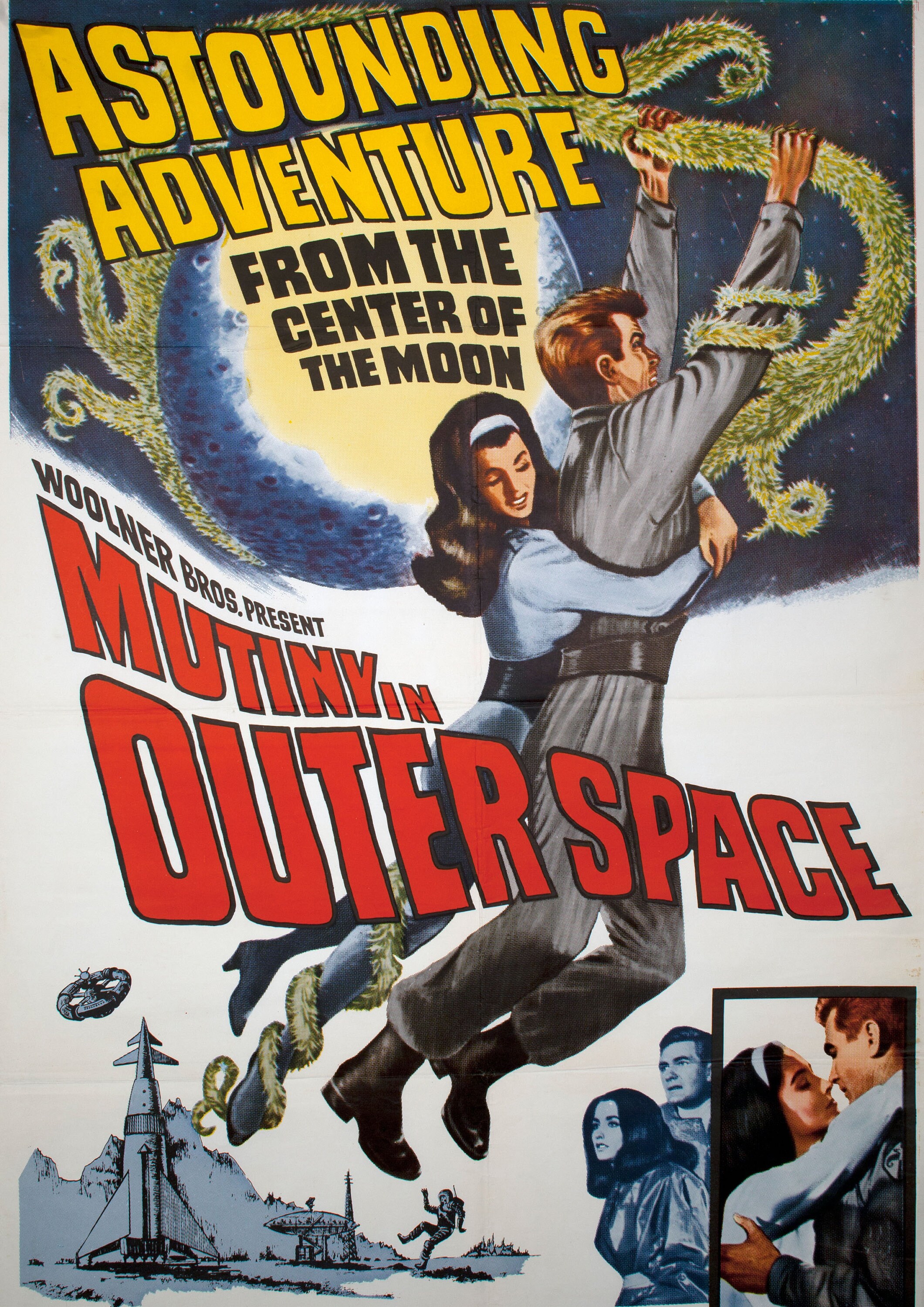 Mutiny in Outer Space 1965 Poster Black-and-white Independent American ...