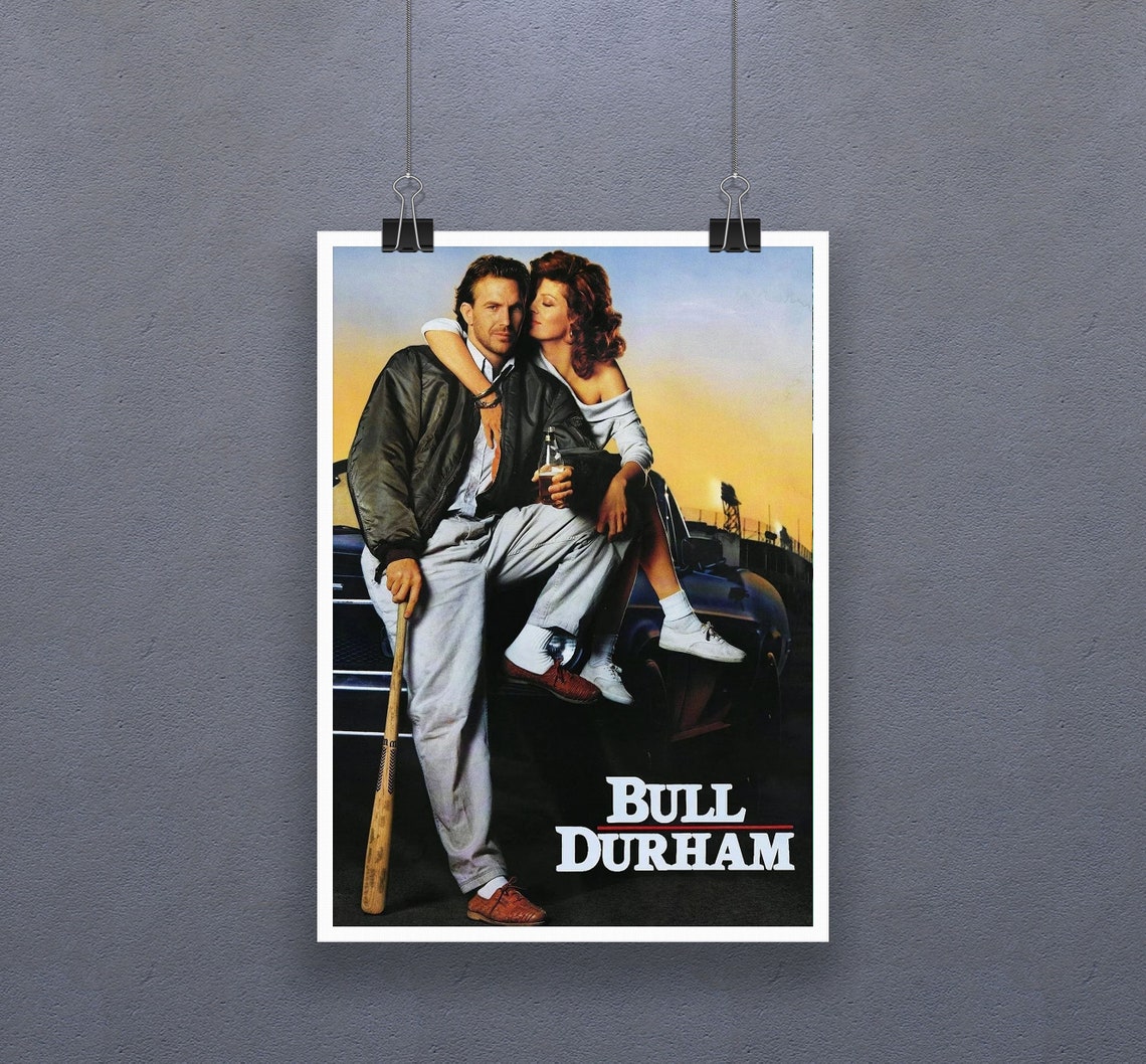 Bull Durham (1988) Poster American Romantic Comedy Sports Film Kevin ...