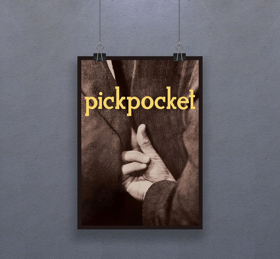 Pickpocket (1959) Poster French Film Directed by Robert Bresson Decor ...