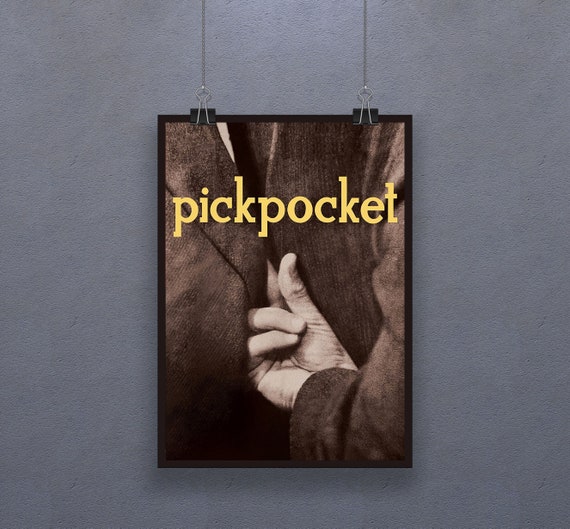 Pickpocket 1959 Poster French Film Directed by Robert | Etsy