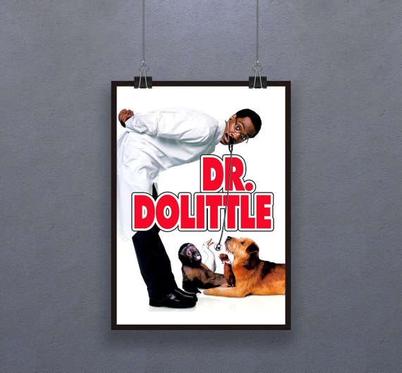 Dr. Dolittle 1998 Poster American Fantasy Comedy Film Wall | Etsy