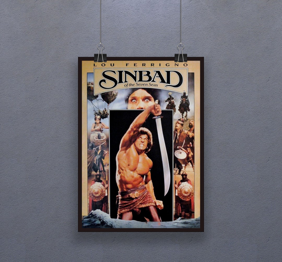Sinbad of the Seven Seas 1989 Poster Italian Fantasy Film Wall Decor ...