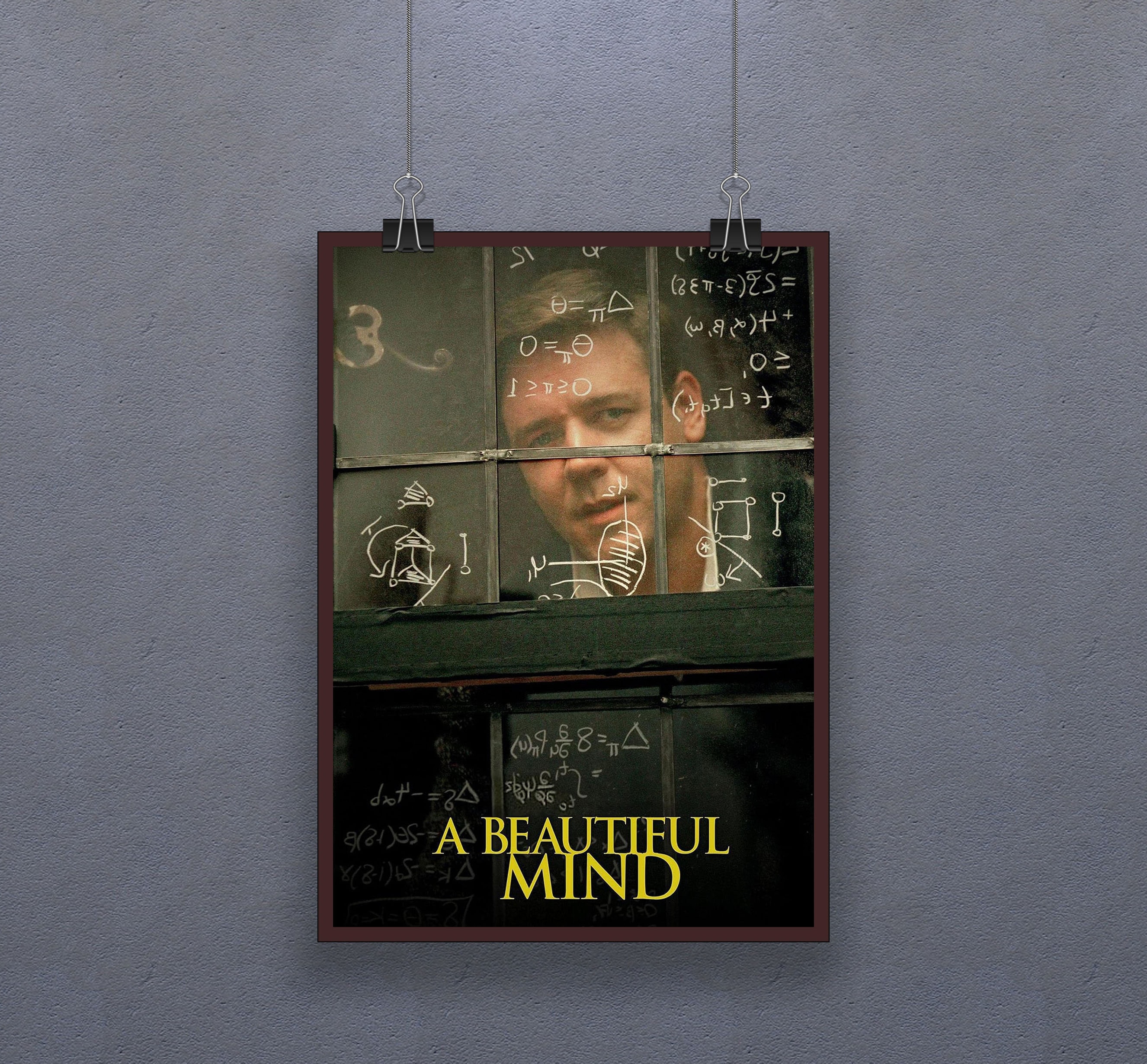 A Beautiful Mind 2001 Poster