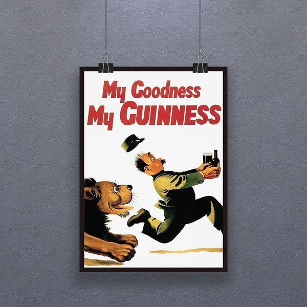 My Goodness My Guinness Poster - Etsy