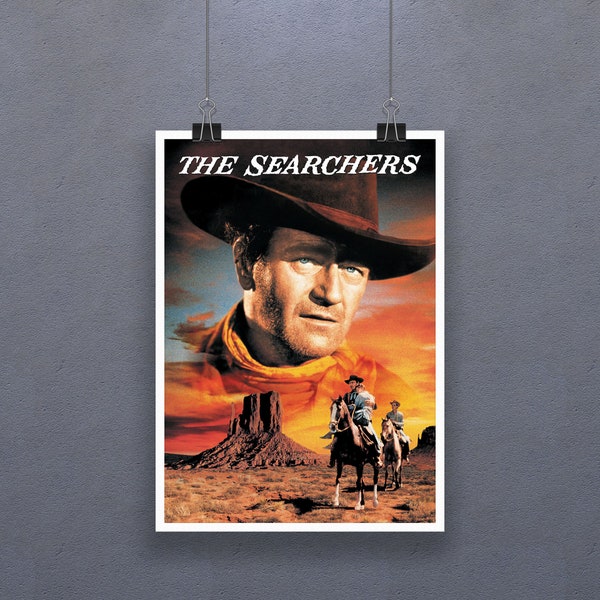 The Searchers Film Poster - Etsy