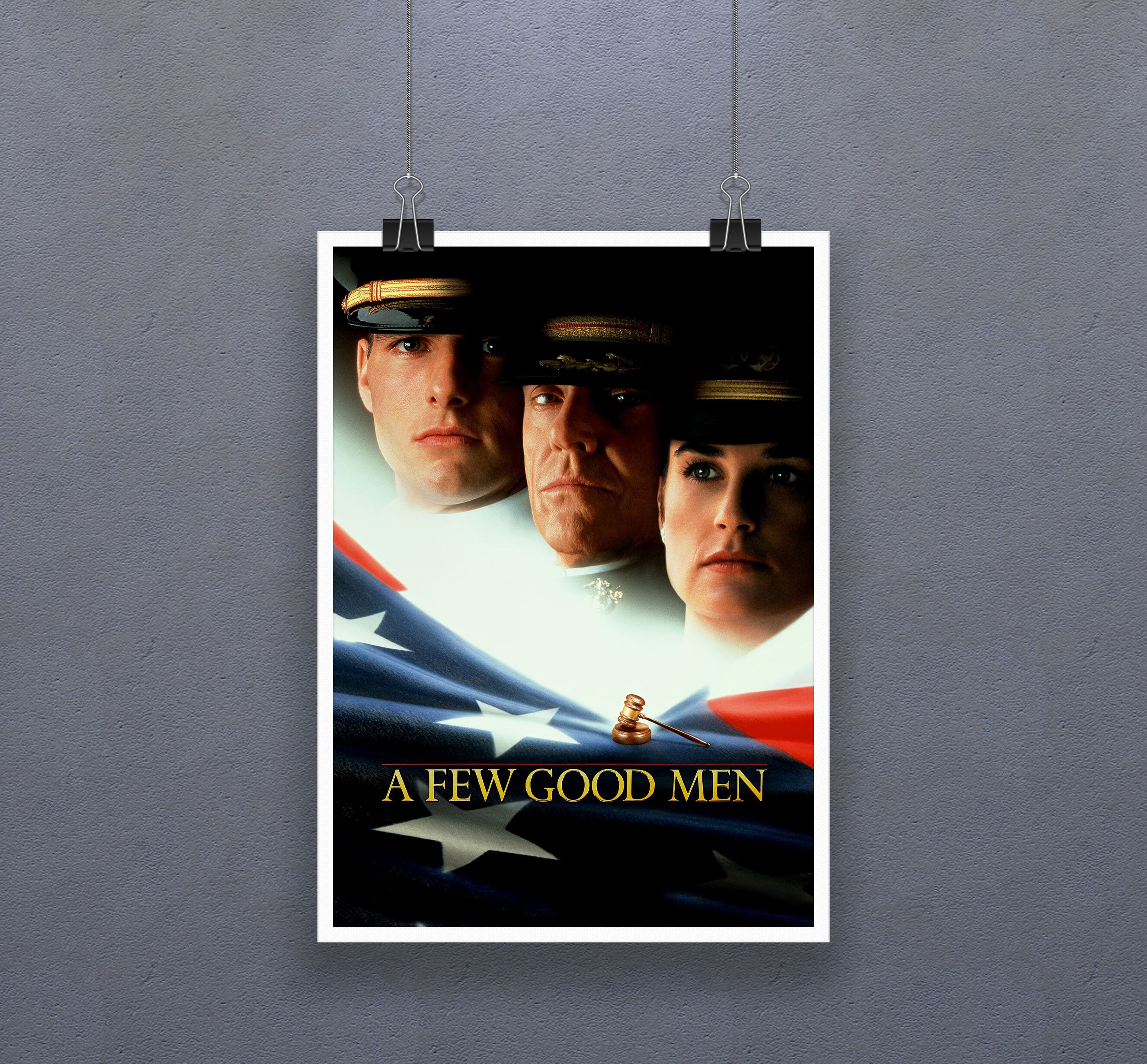 A Few Good Men (1992) Poster American Legal Drama Movie Print Art Gift ...