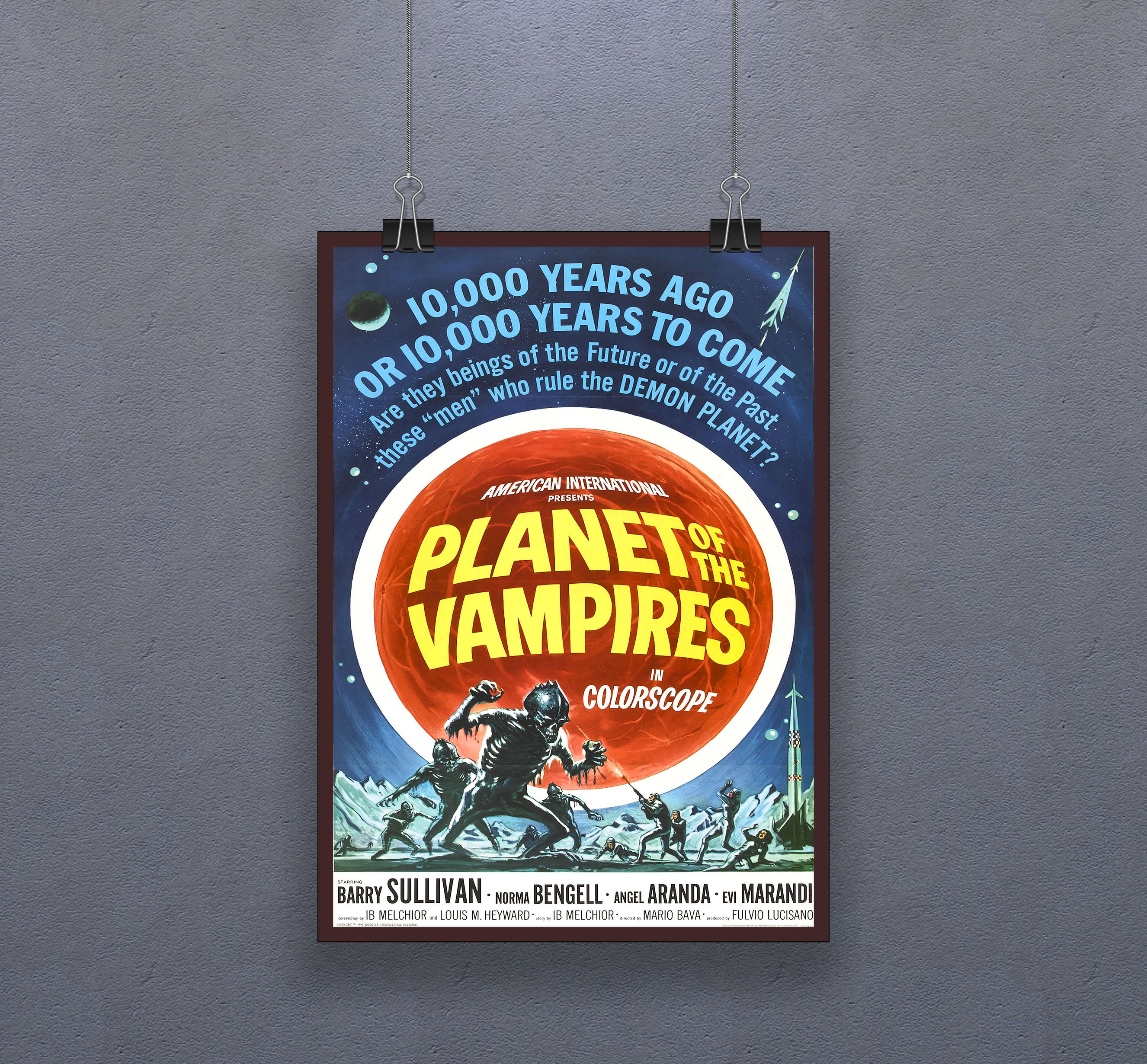 The Planet Of Vampires Poster
