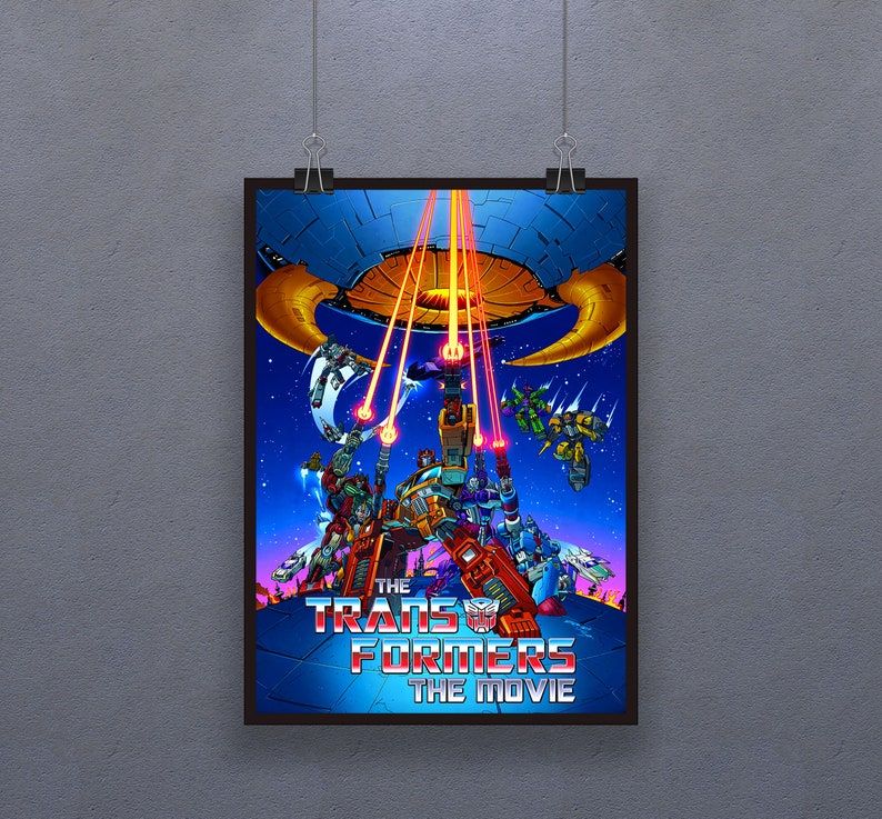 The Transformers: the Movie (1986) Poster Animated Science Fiction ...