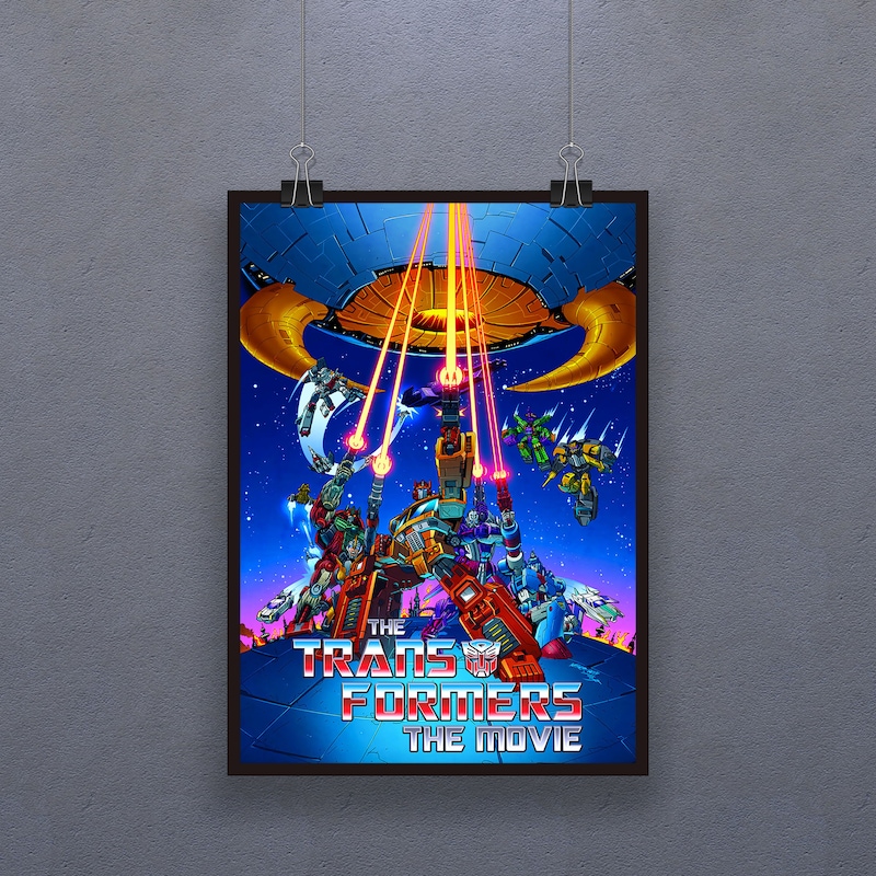 Transformers the Movie 1986 Poster - Etsy