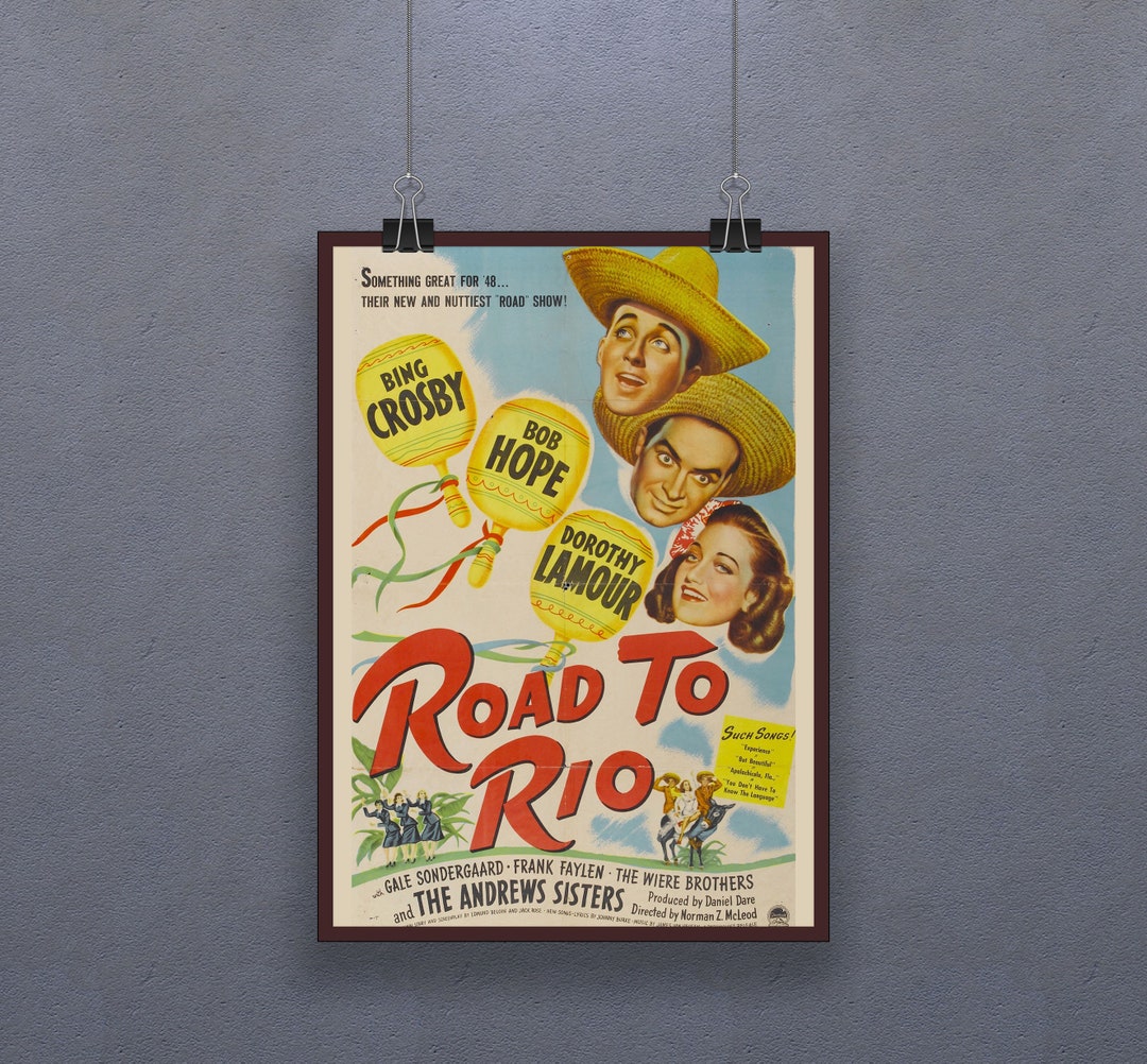 Road to Rio (1931) Poster German Crime Film Wall Decor Print Maria ...