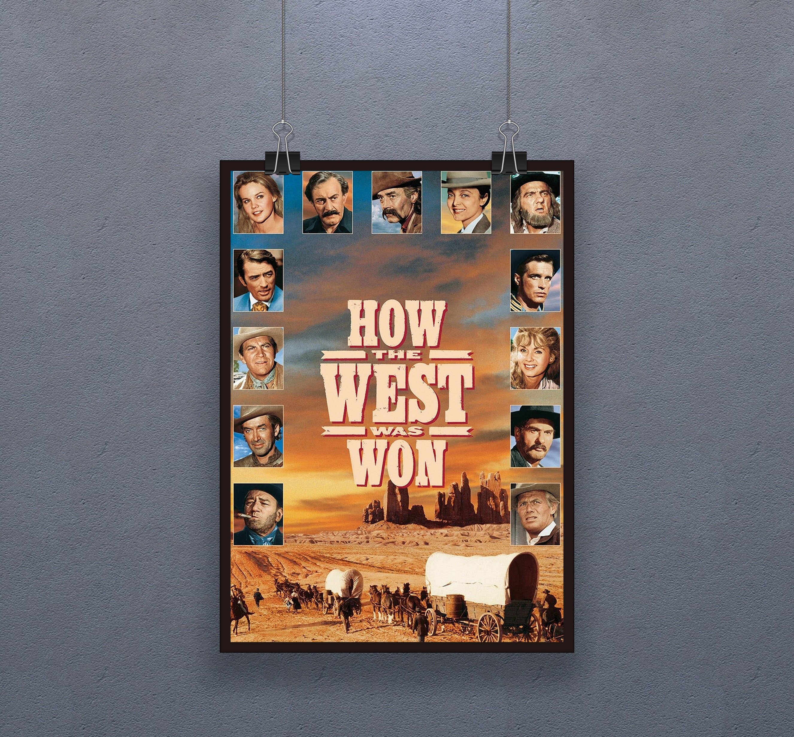How the West Was Won 1962 Poster American Epic Western Adventure Film ...