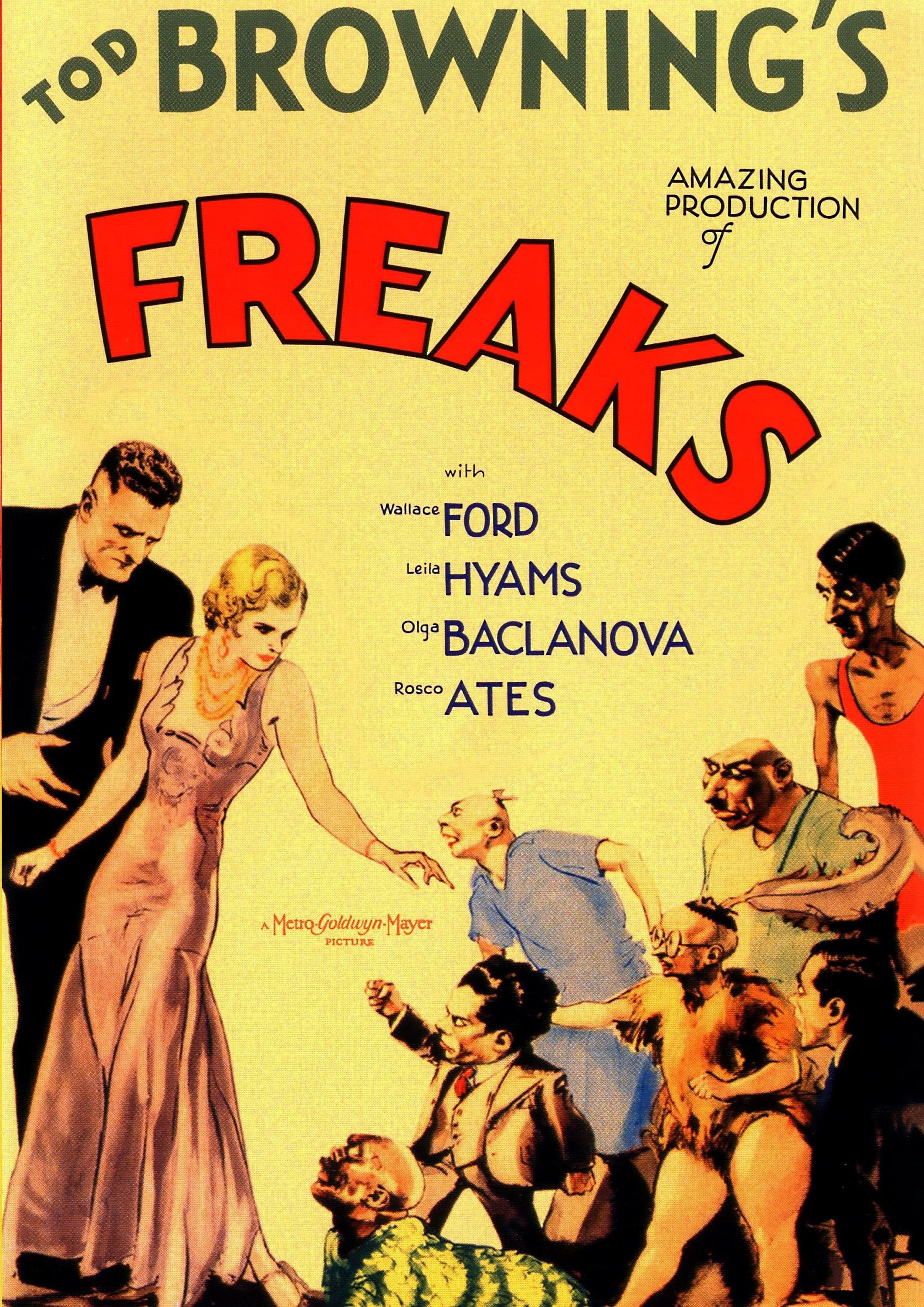 Freaks (1932) Affiche américaine pré-Code Horror Film Wall Decor Print ...