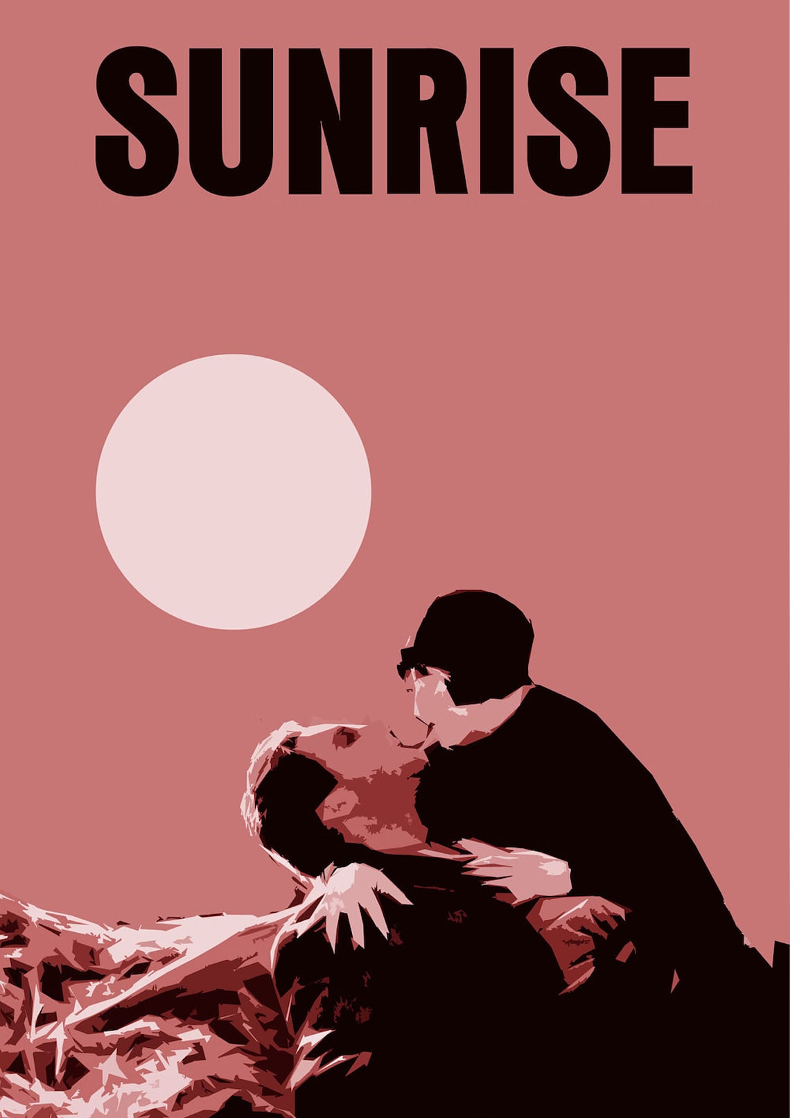 Sunrise: A Song of Two Humans (1927) Poster American Silent Romantic ...