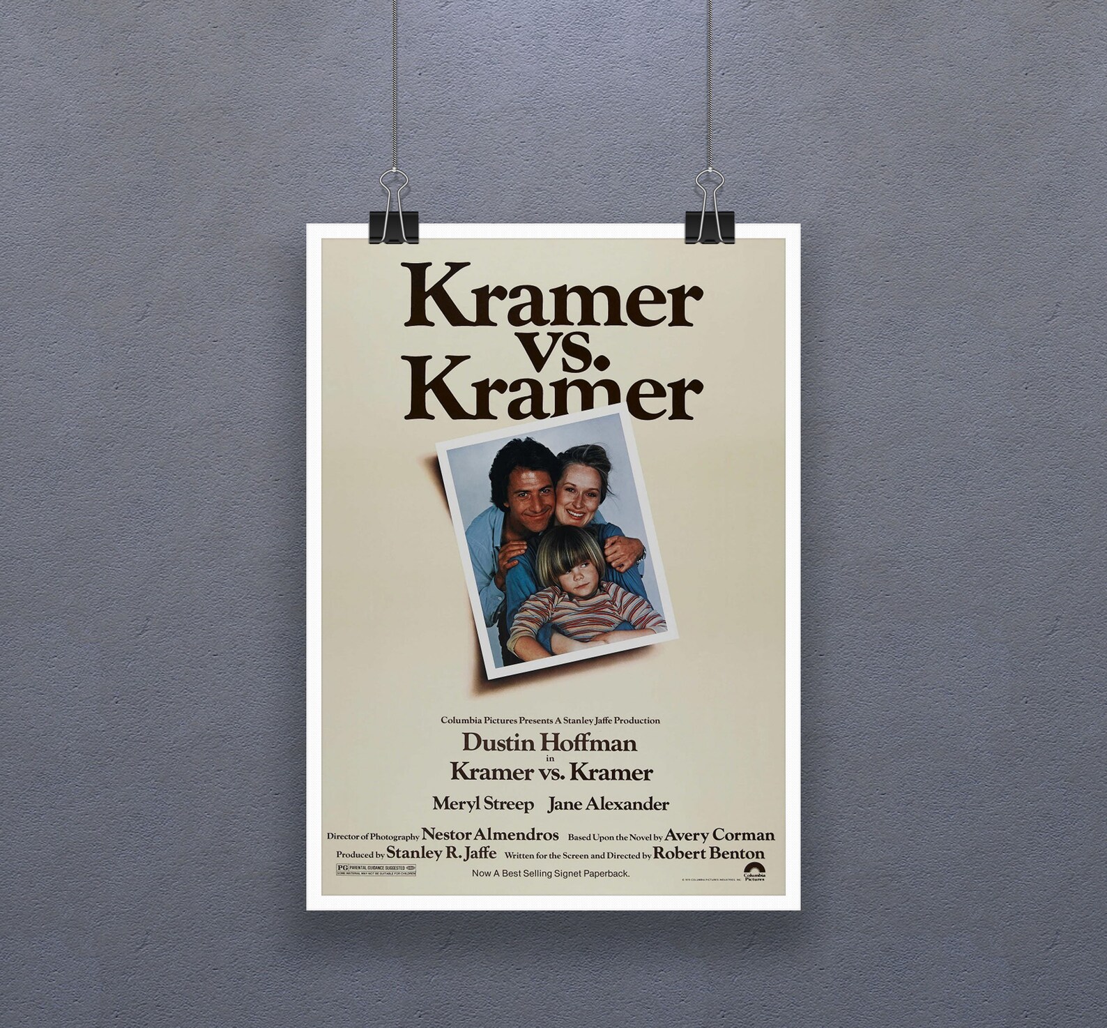 Kramer-vs-kramer 1979 Poster American Legal Drama Film Dustin Hoffman Meryl Streep Jane ...