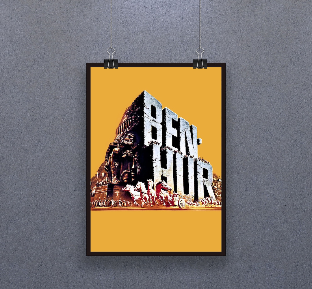 Ben-hur (1959) Poste American Religious Epic Film Wall Decor Print ...