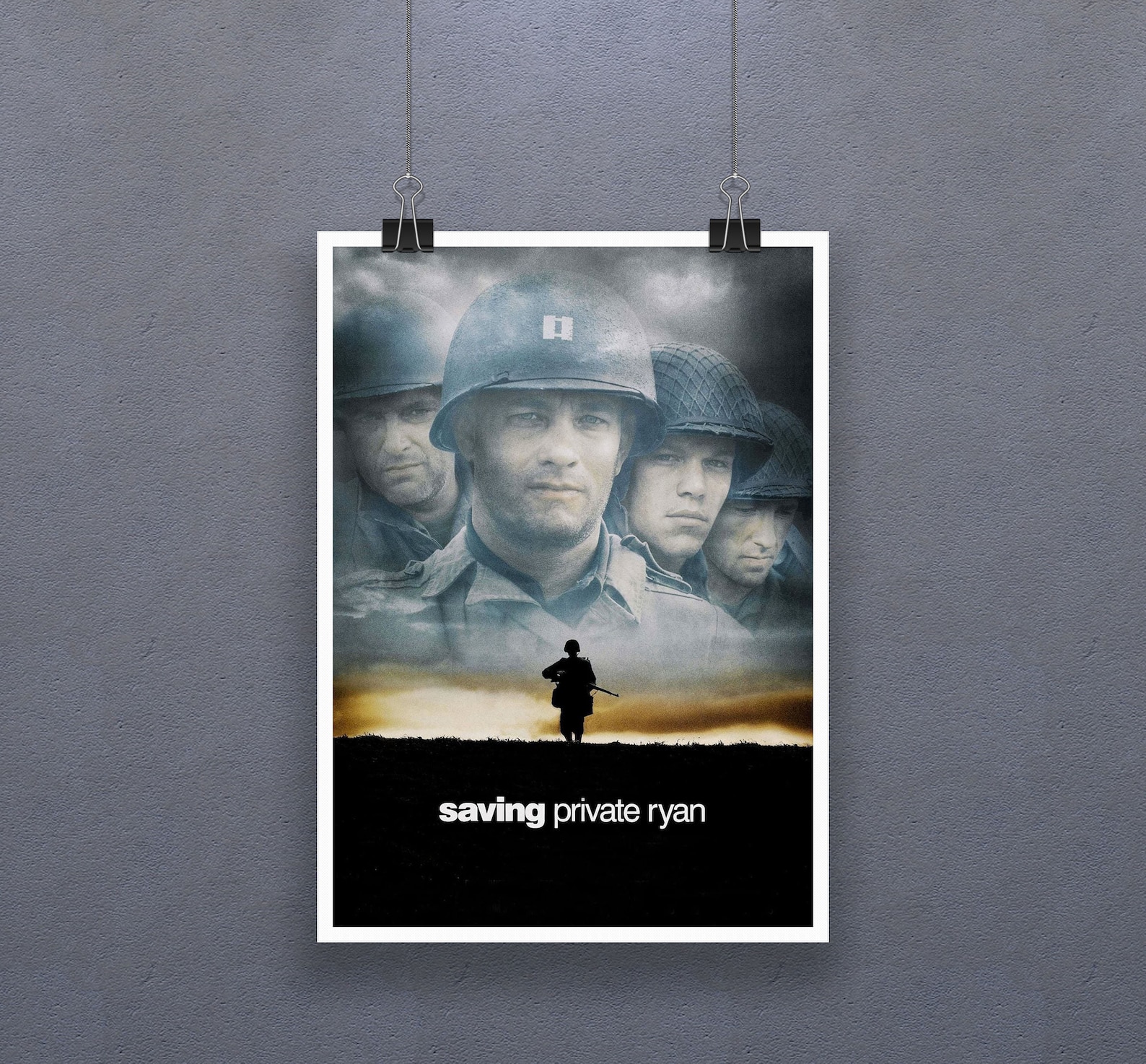 Saving Private Ryan 1998 Poster American Epic War Film | Etsy
