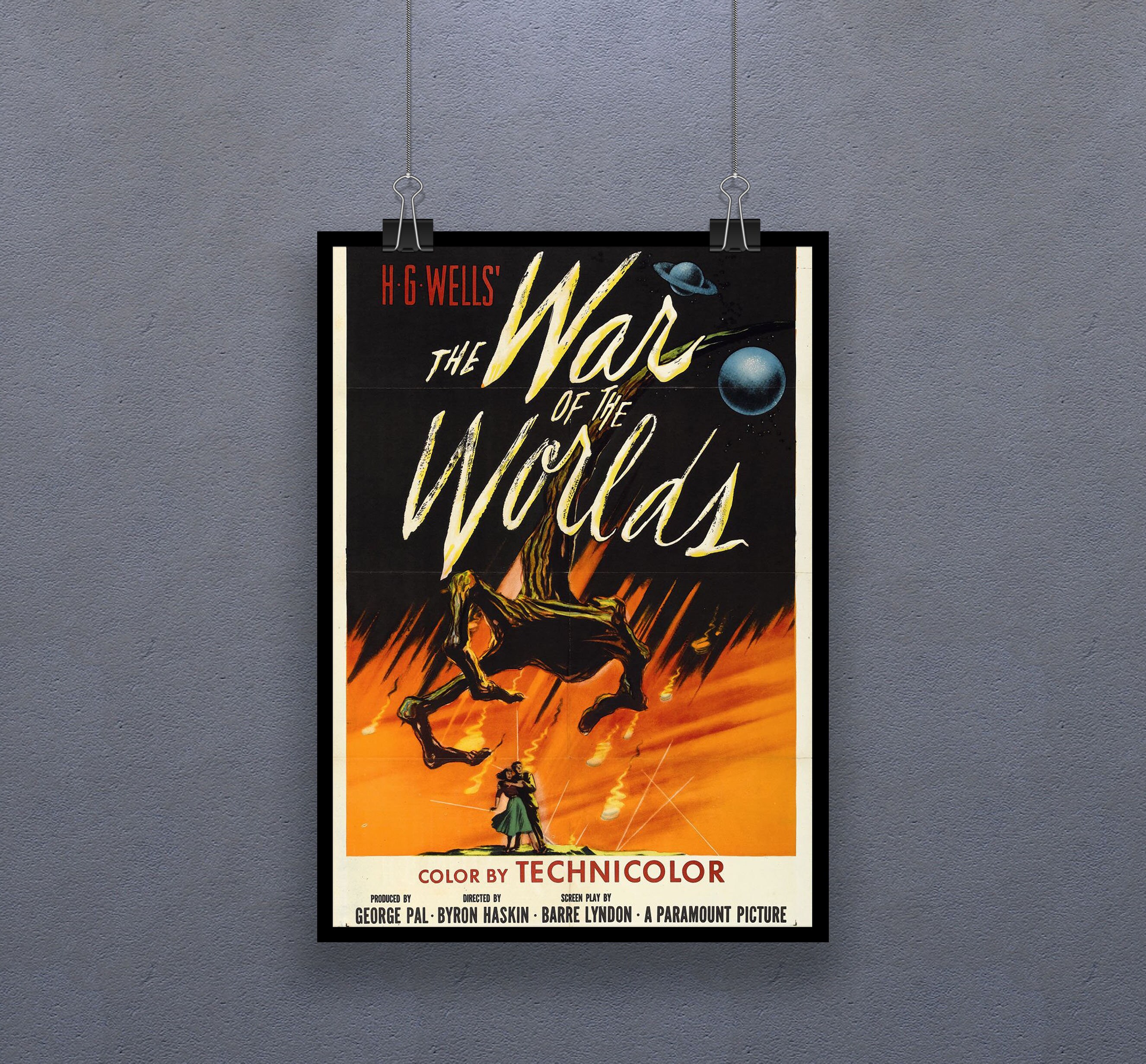 War Of The Worlds Poster 1953