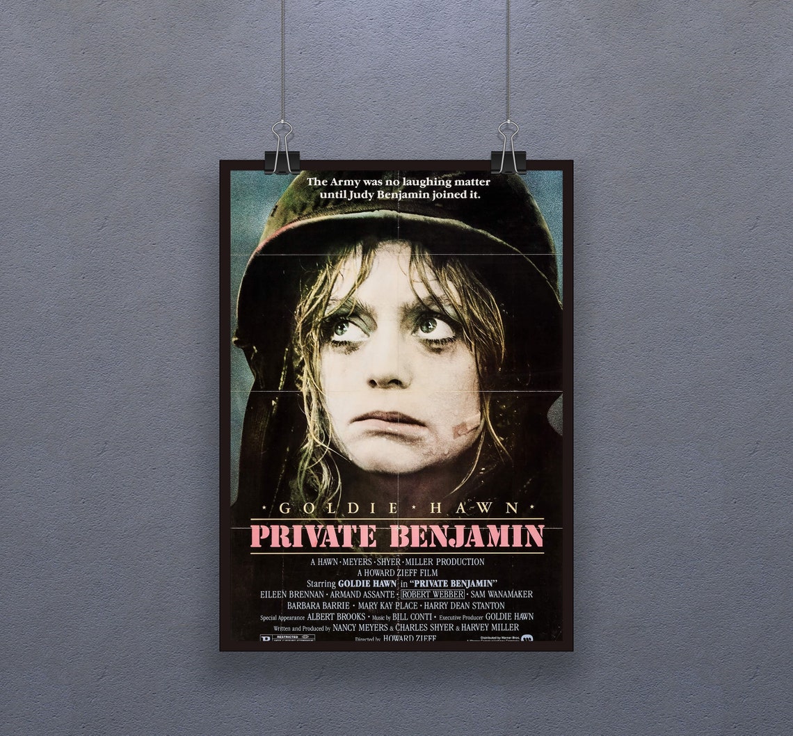 Private Benjamin (1980) Poster American Comedy Film Decor Goldie Hawn ...