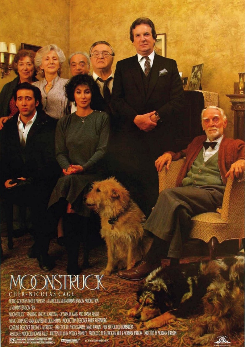 Moonstruck Poster American Romantic Comedy Film Wall Decor Retro Cinema ...