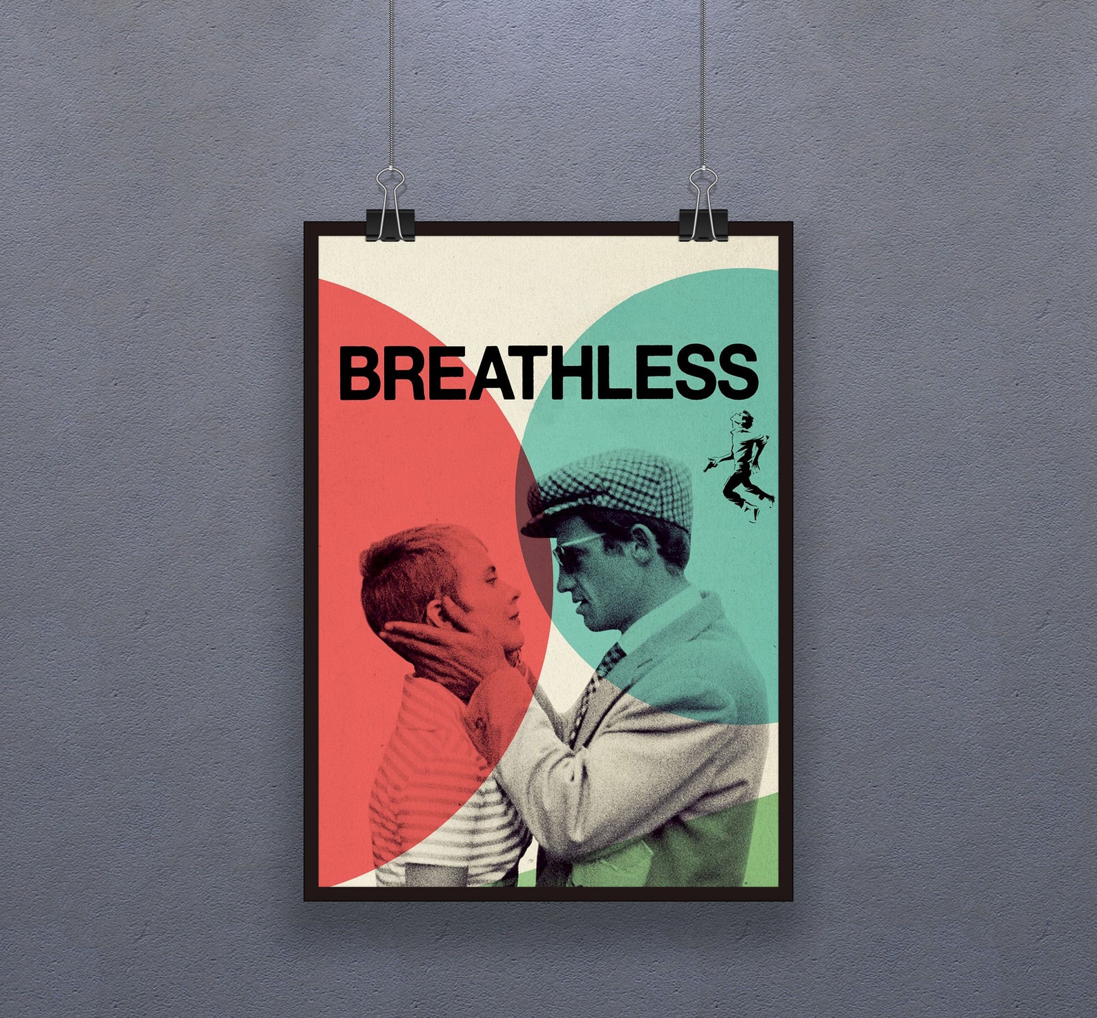 Breathless 1960 Poster French Crime Drama Film Wall Decor Retro Cinema ...