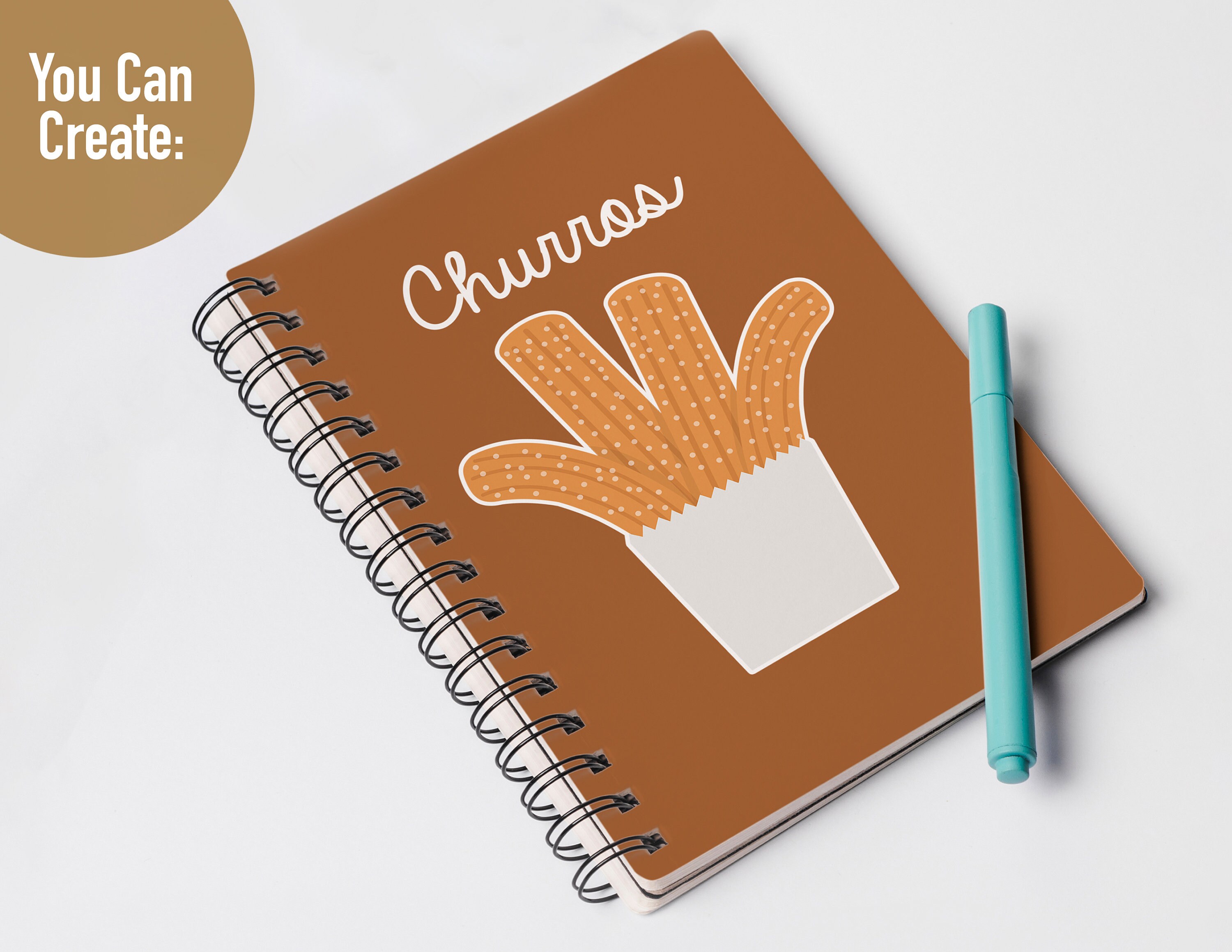 Churro Svg Mexican Bread Digital Papers Svg Files for - Etsy