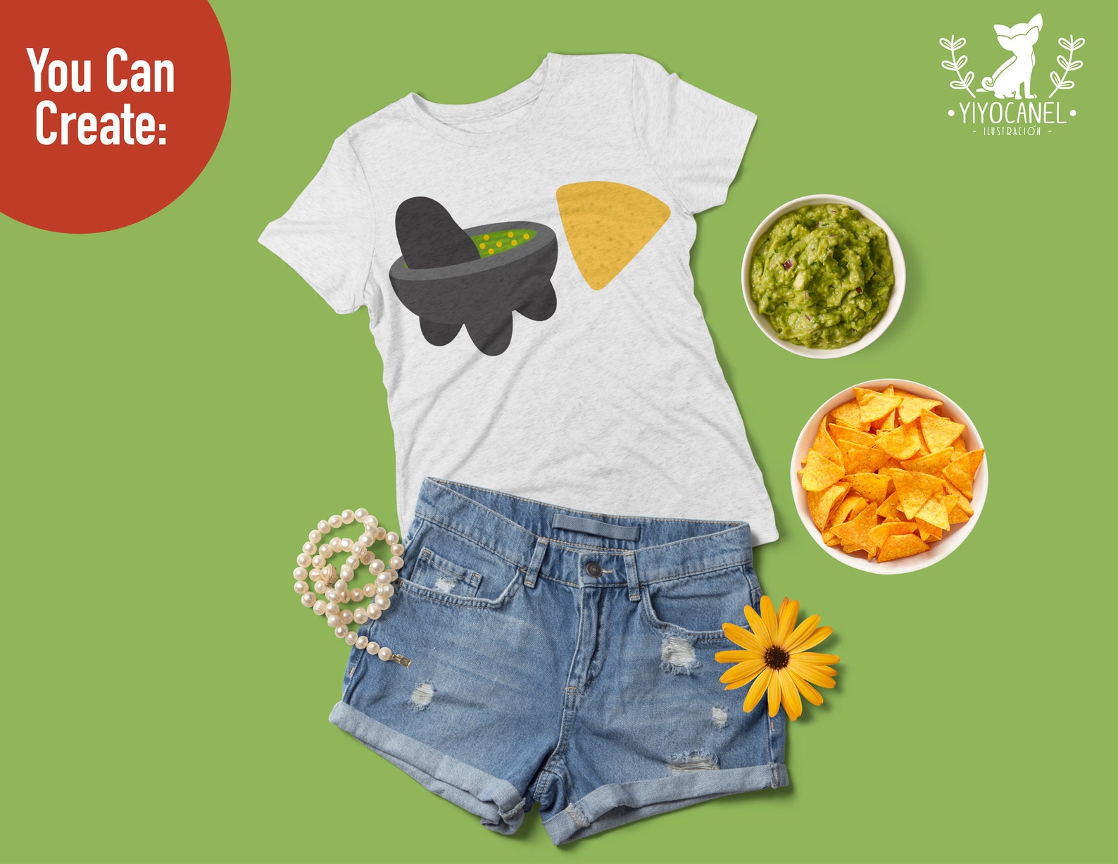 Guacamole Svg, Mexican Svg File for Cricut, Mexican Svg, Tostada Svg ...