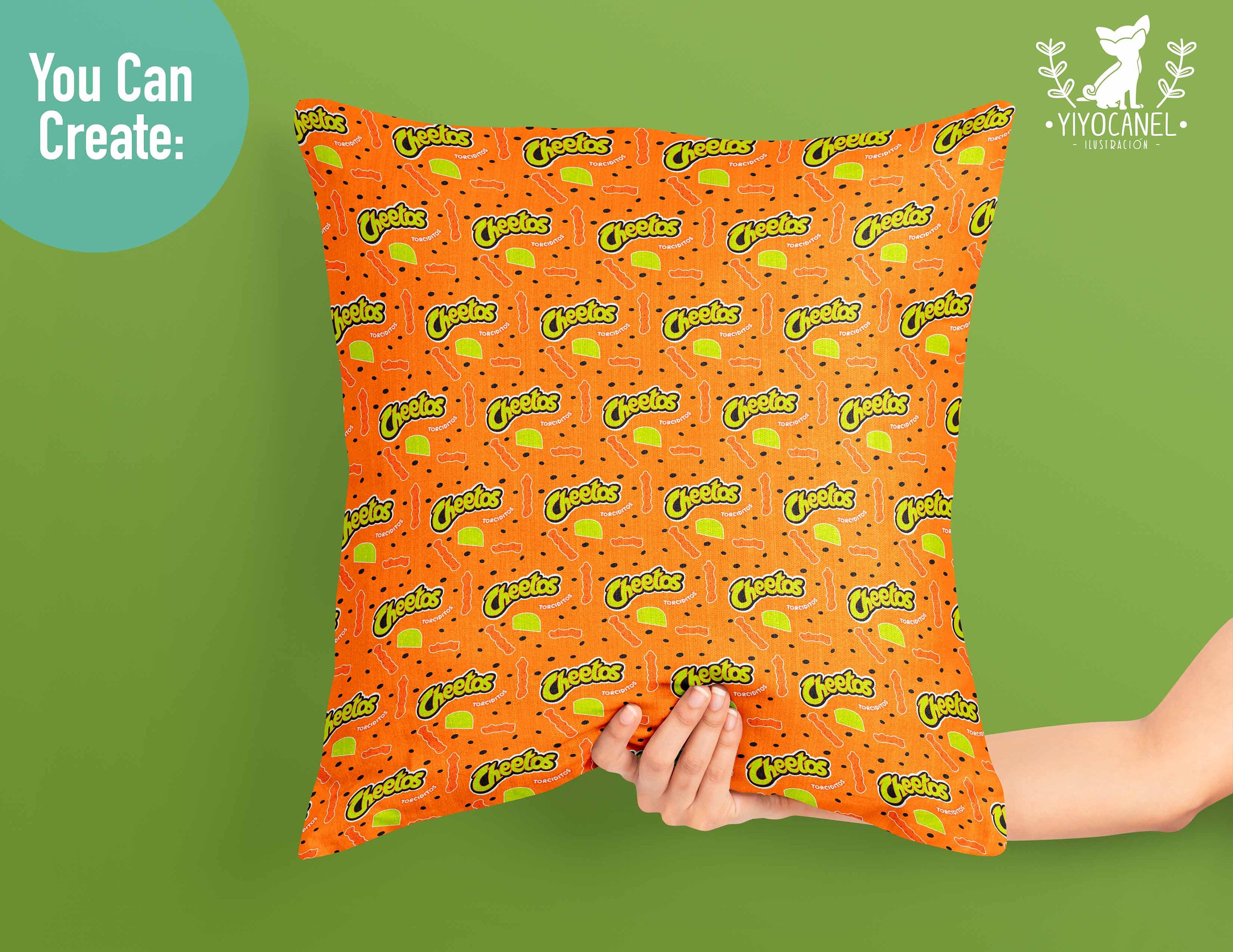 Cheetos Seamless Pattern, Mexico Digital Paper, Cheetos Seamless Repeat ...