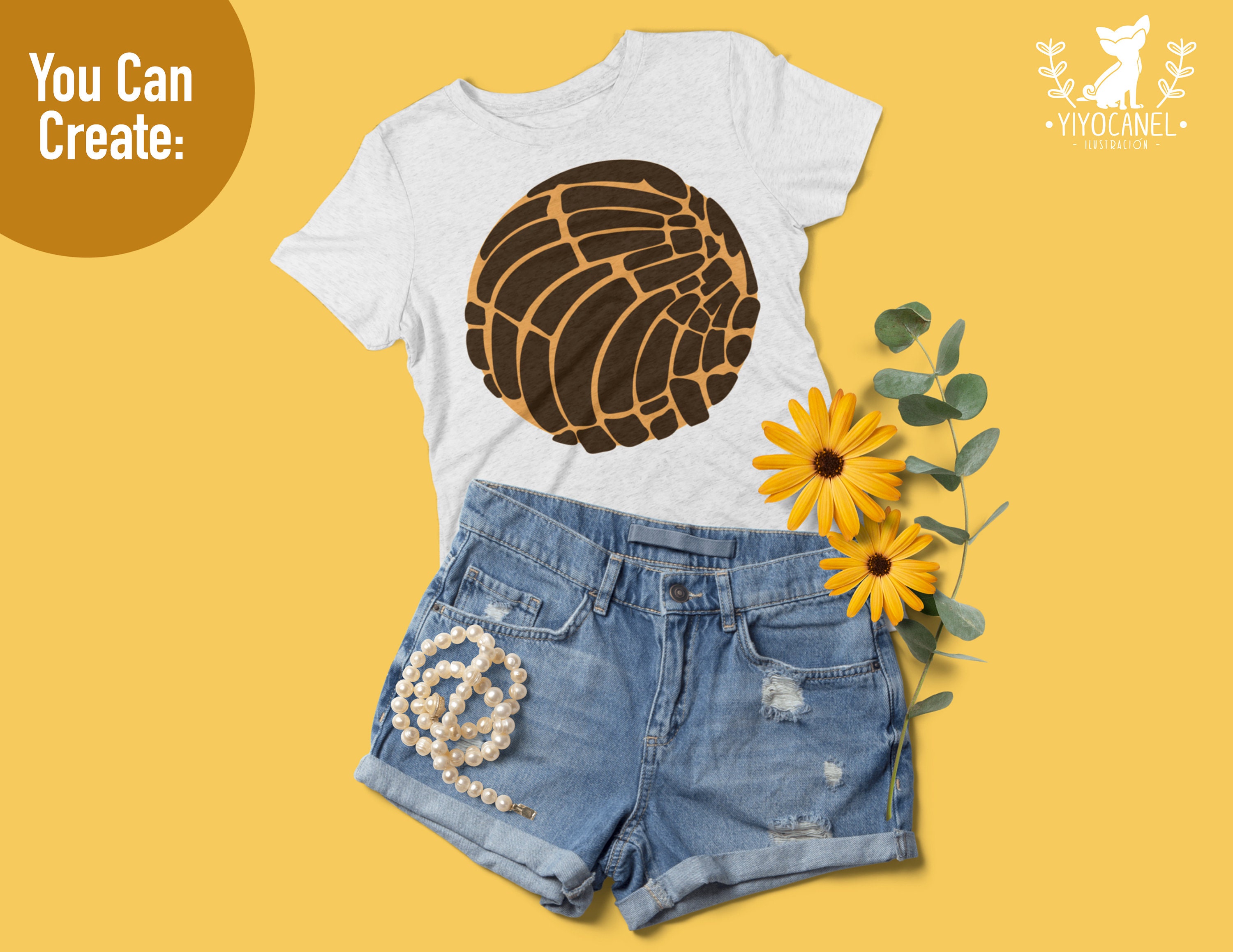 Concha svg Concha digital papers svg files for cricut | Etsy