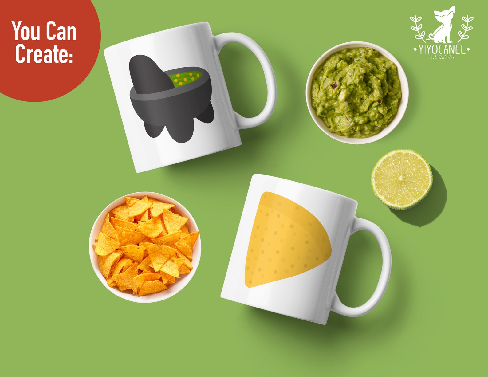 Guacamole Svg, Mexican Svg File for Cricut, Mexican Svg, Tostada Svg ...