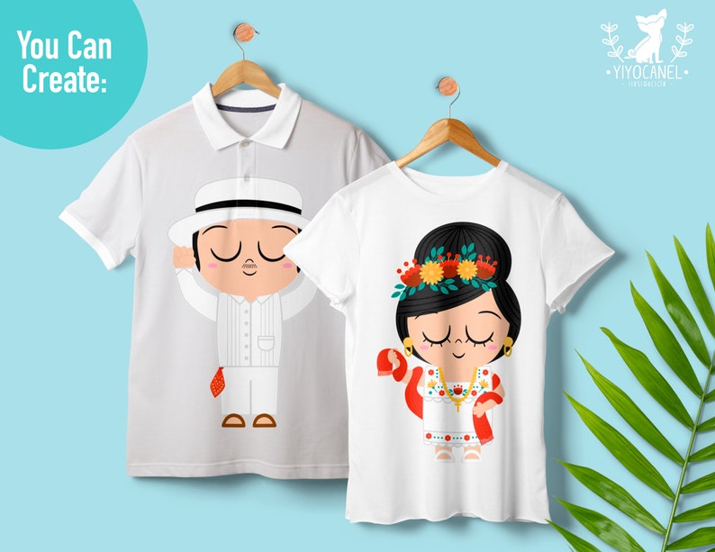 Merida Yucatan Clipart Yucatan Digital Paper Merida Cutouts - Etsy