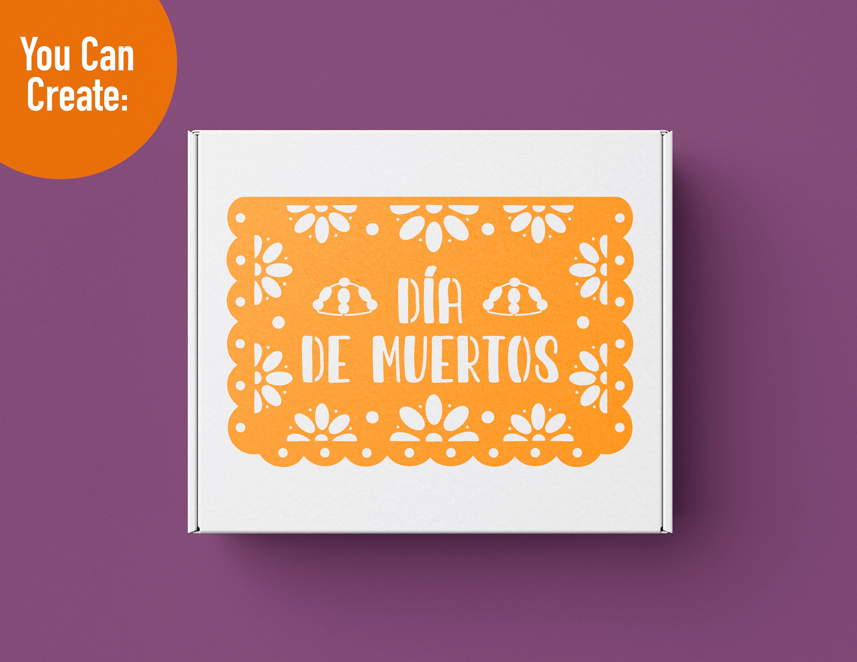 Papel Picado Día De Muertos Svg, Mexican Bunting Banner, Papel Picado ...
