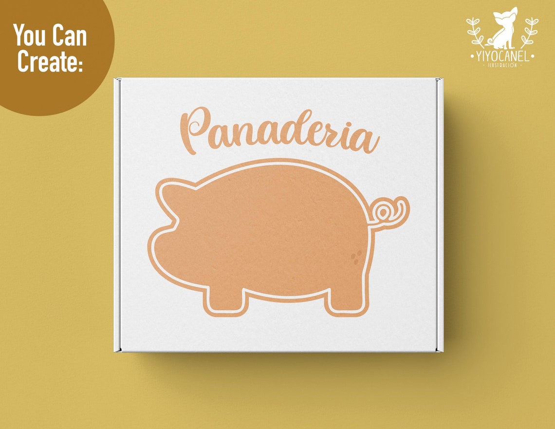 Puerquito Svg Free Mexican Bread Digital Papers Mexican File | Etsy