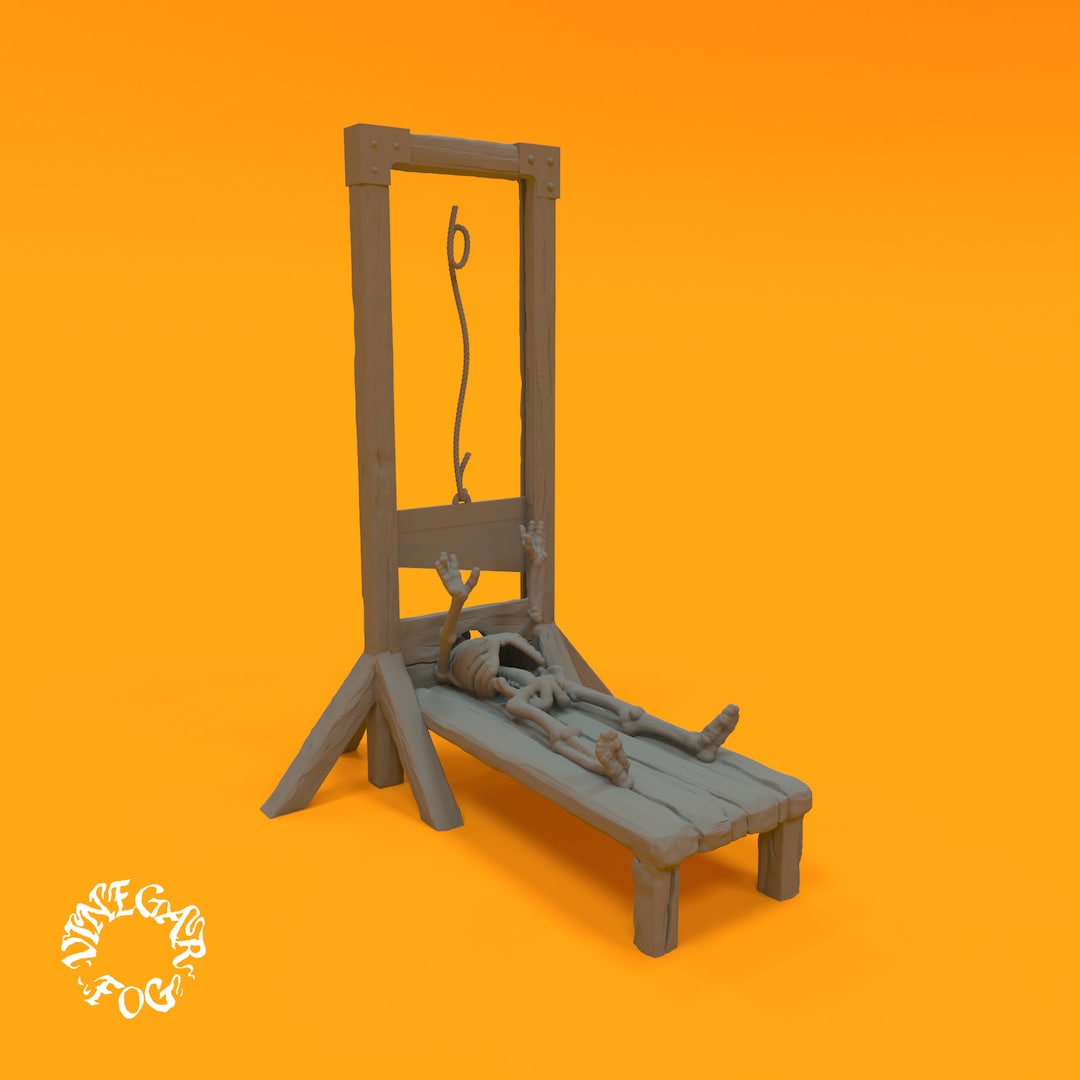 Guillotine Table - Dungeon Delights (vinegar Fog) - Etsy