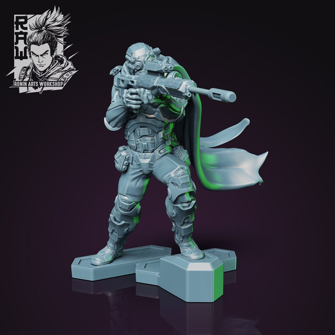 Cyberpunk - Sniper Trooper (ronin Art Workshop) - Etsy