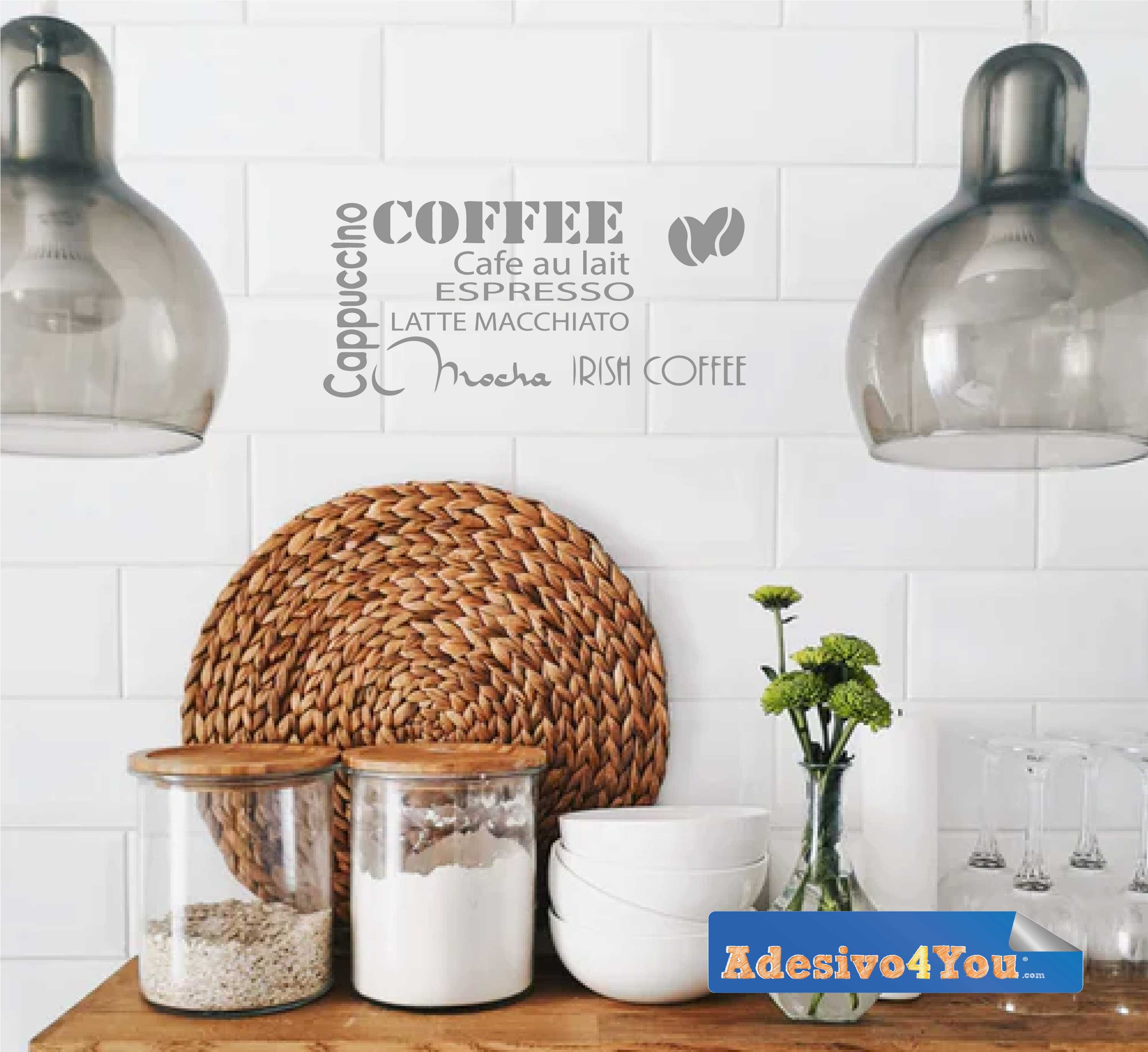 Cappuccino Coffee Wall Sticker Home Decoration Interior Design Wall ...