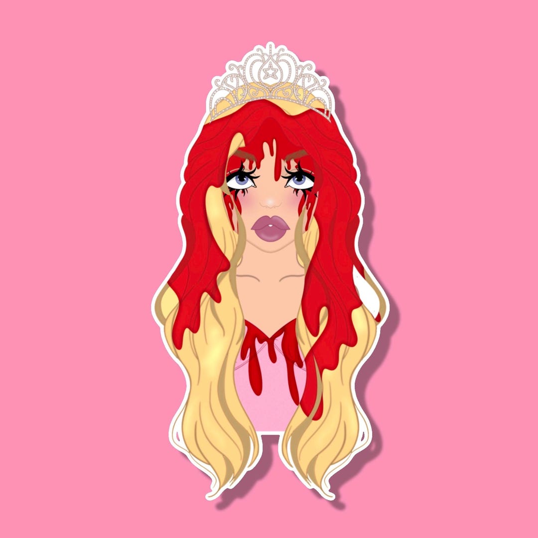 Carrie Sticker - Etsy