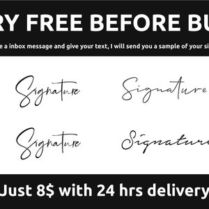 Custom Signature Logo, Handwriting Logo for Photography, Watermark Logo ...