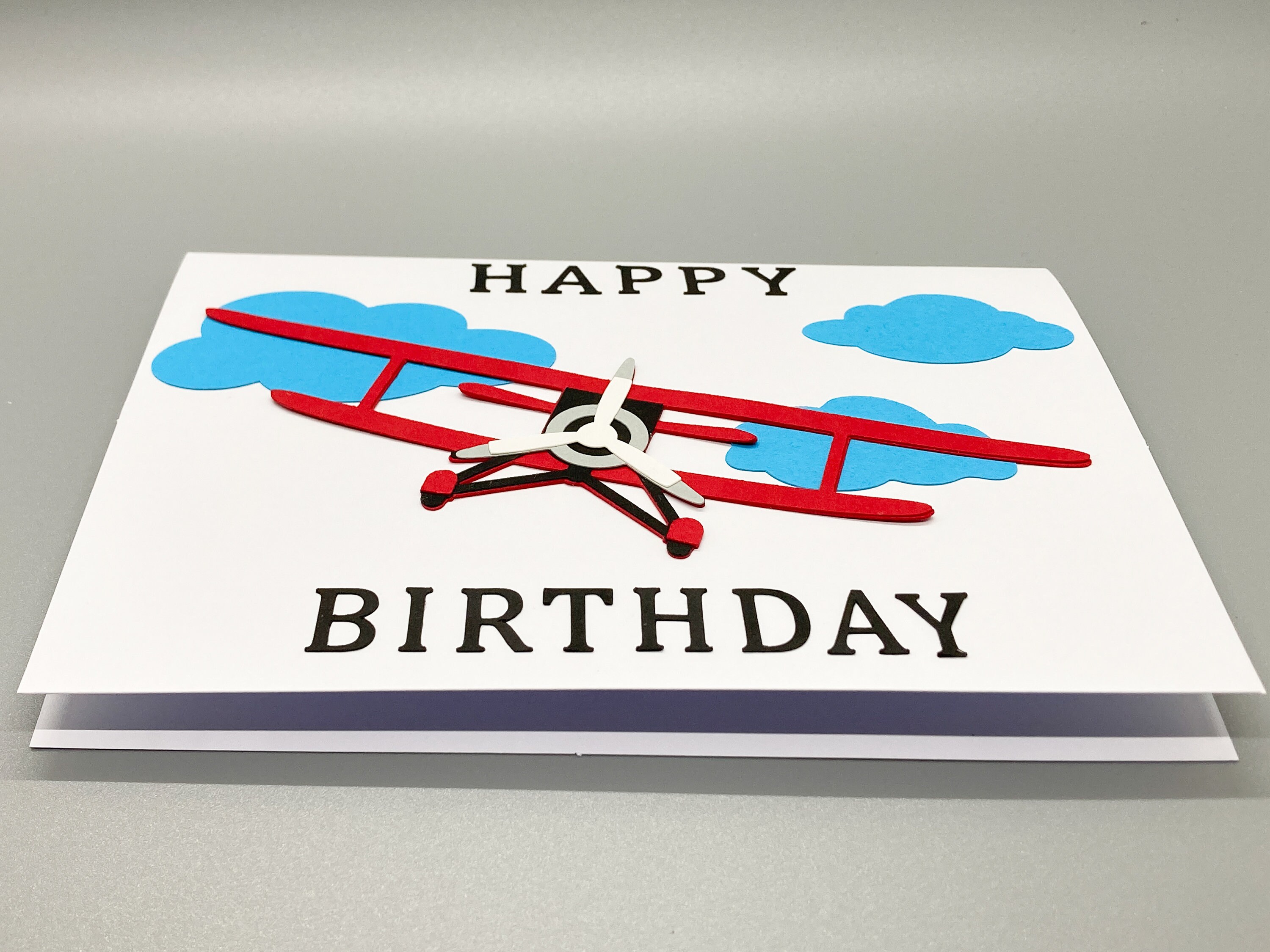 Airplane Card, Pilot Card, Kids Birthday Card, Birthday Card, Card for ...