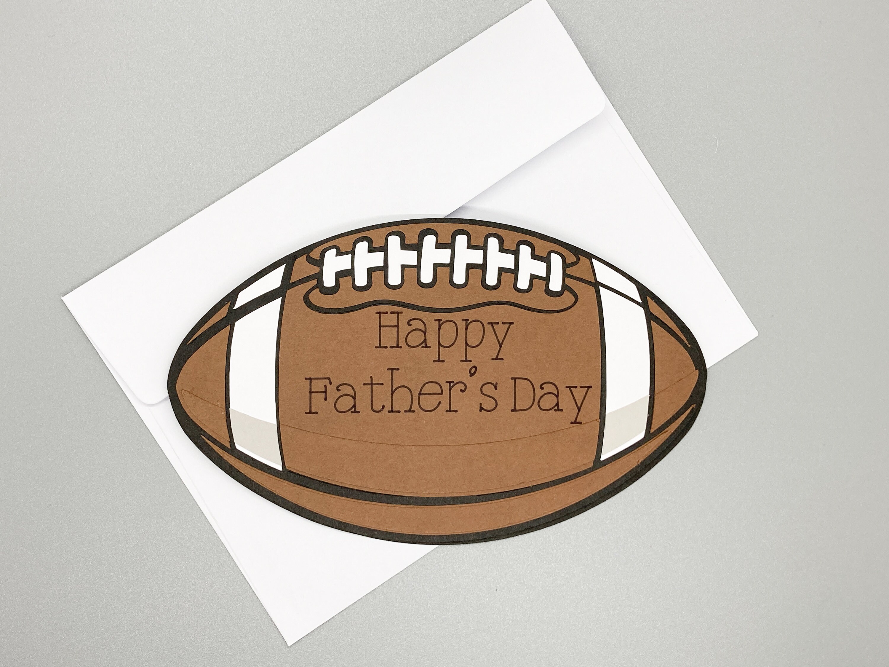 Football Fathers Day Card Sports Fathers Day Card Dads Day - Etsy