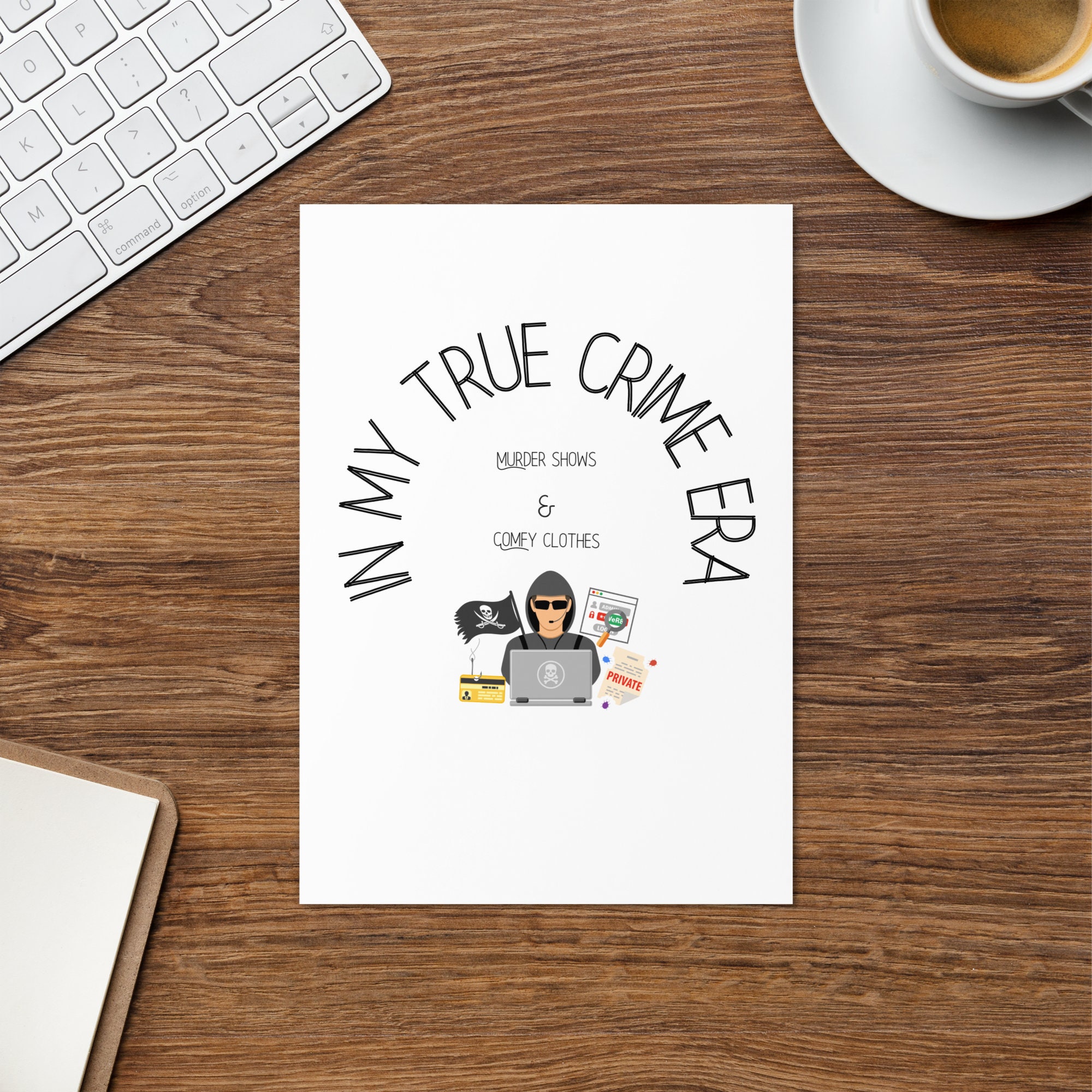 True Crime Card, True Crime Lover, Birthday Card - Etsy