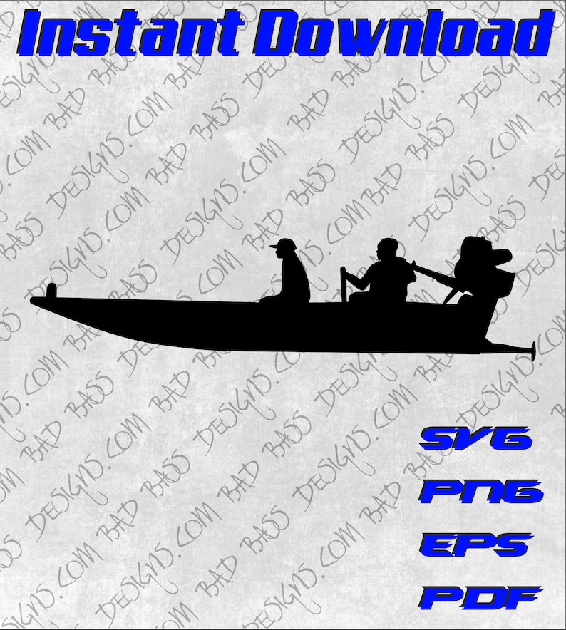 Duck Boat Mud Motor Vector Svg,png,eps,clipart - Etsy