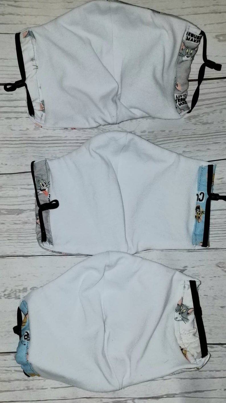 Tom Cat Jerry Mouse TV Adventure Face Mask Covering Assorted Sizes Free ...