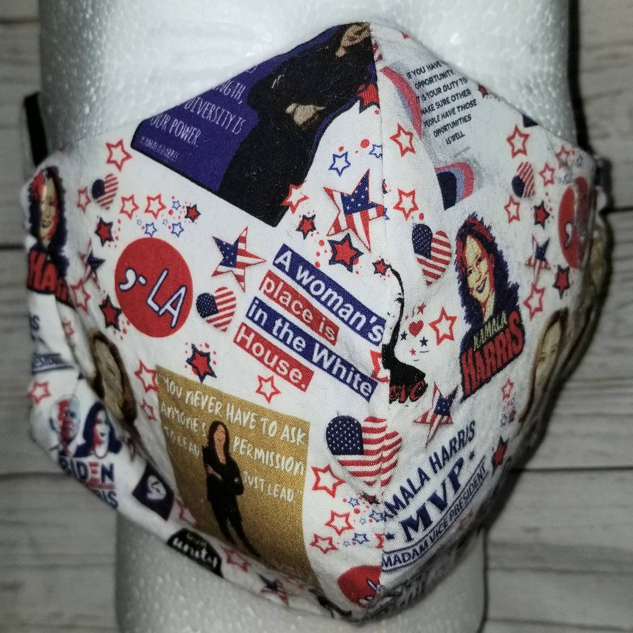 Kamala Harris MVP White House Face Mask Covering Assorted Sizes Free ...